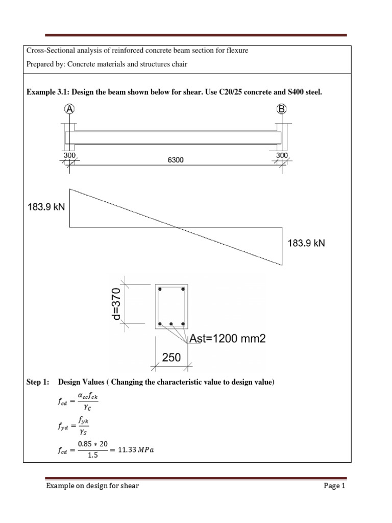 Chapter 3 Example Set 1 | PDF | Reinforced Concrete | Bending