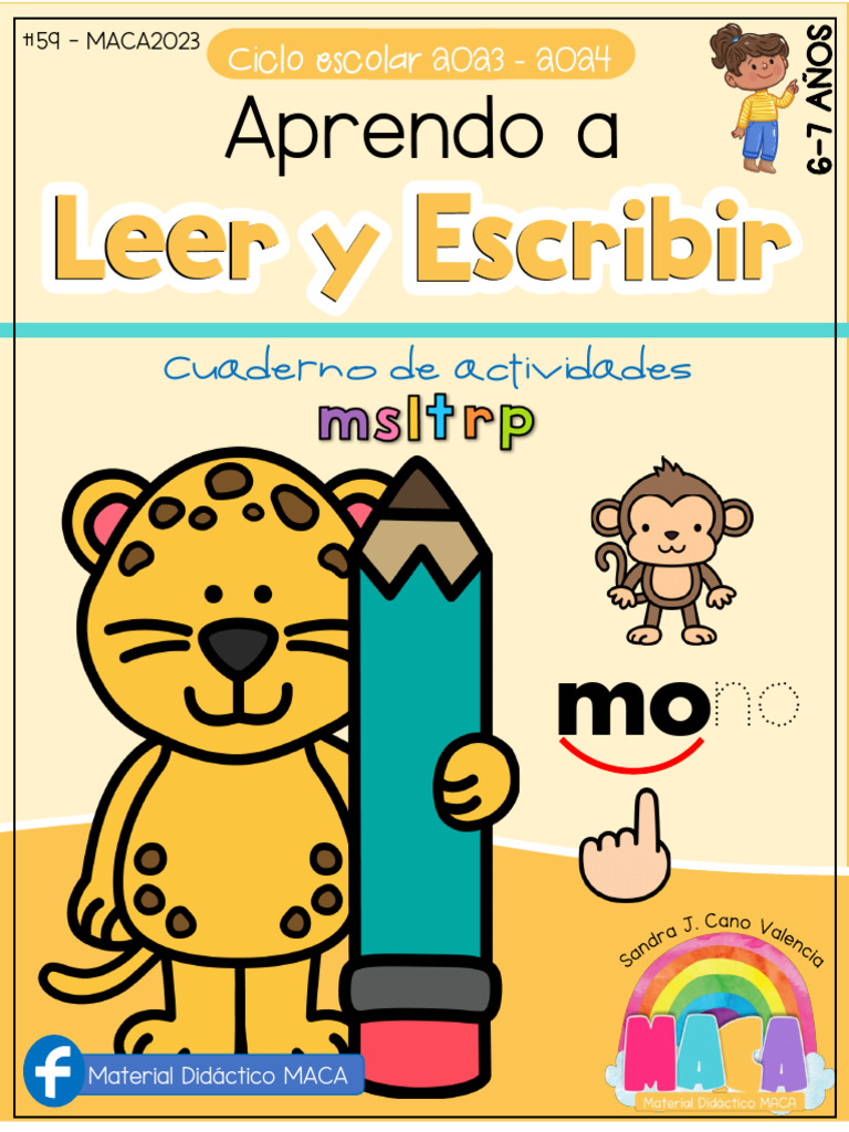 Lectoescritura Primaria MSTLRP | PDF | Escritura | Aprendizaje