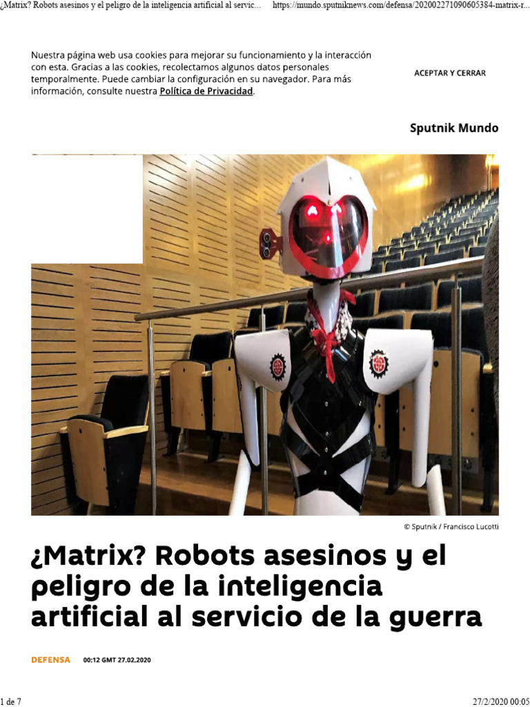 ¿Matrix - Robots Asesinos y El Peligro de La Inteligencia Artificial Al ...