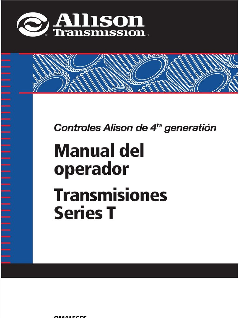 Dokumen - Tips Manual de Transmicion Automatica Allison | PDF | Embrague | Engranaje