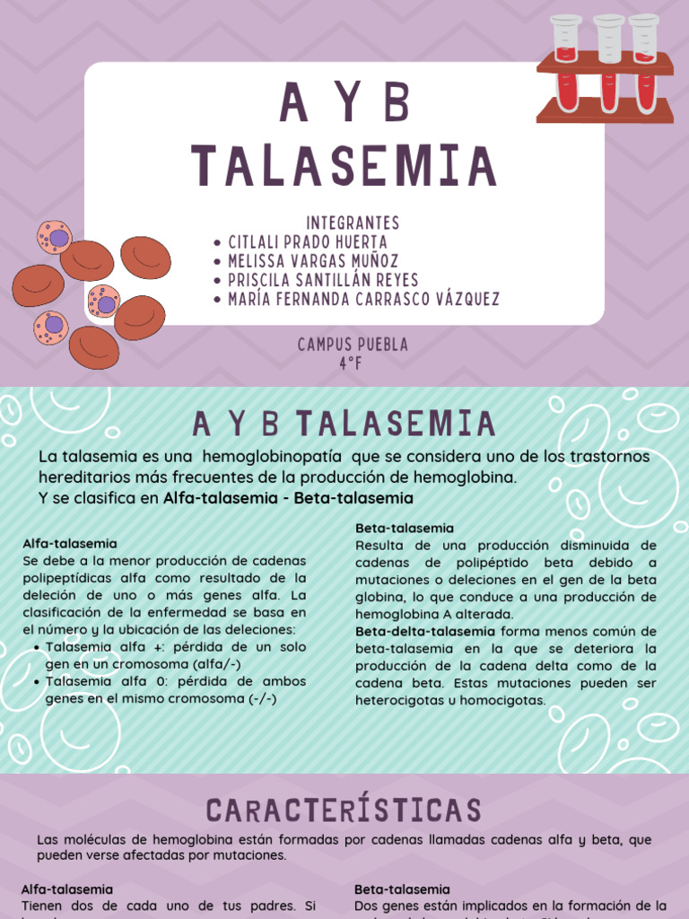 α y β TALASEMIA-1 | PDF | Enfermedades y trastornos | Medicina CLINICA