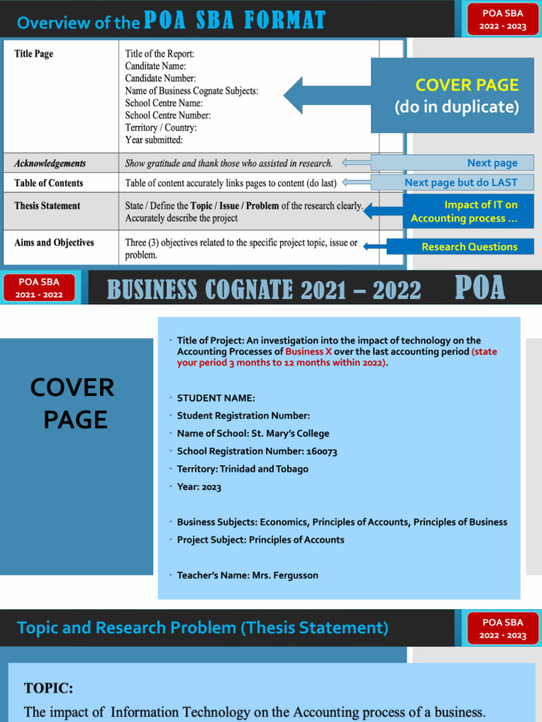 Starting The SBA | PDF