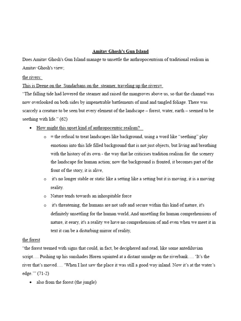 Amitav Ghosh's Gun Island | PDF