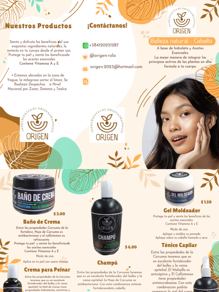 Pelo Triptico Origen 2023 | PDF | Champú