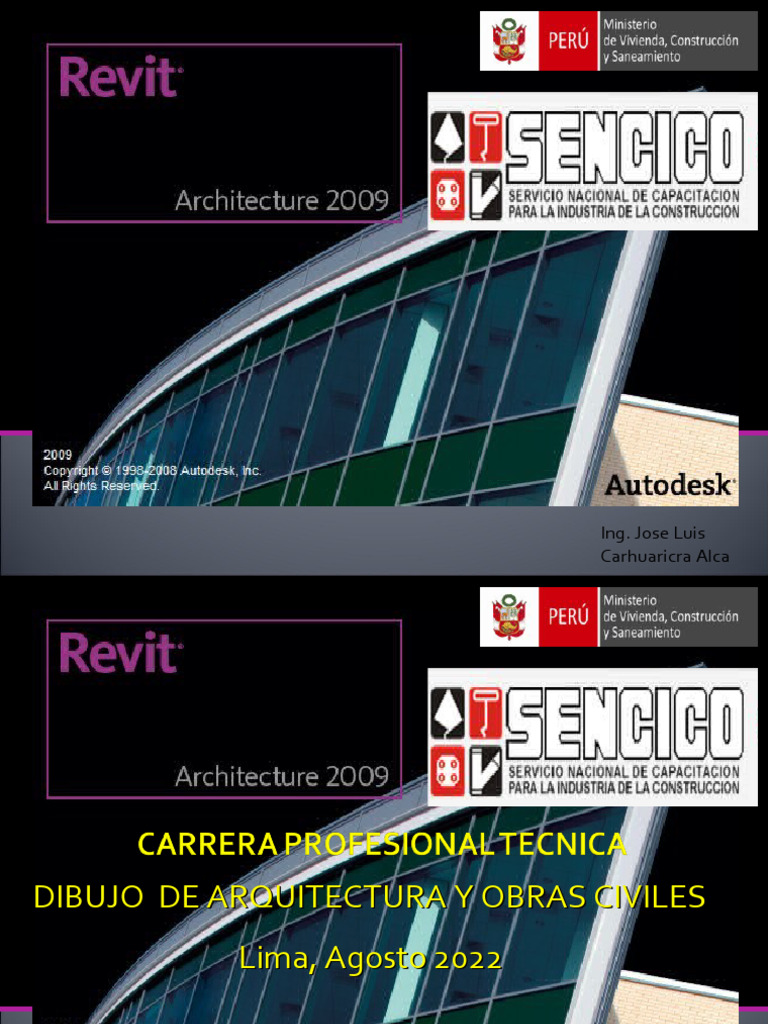 Clase Modelo - Sencico | Descargar gratis PDF | Autodesk Revit | Software