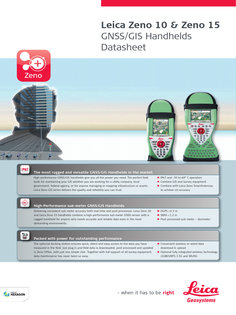 Leica Zeno 10 Zeno 15 DS en | PDF | Geographic Information System ...