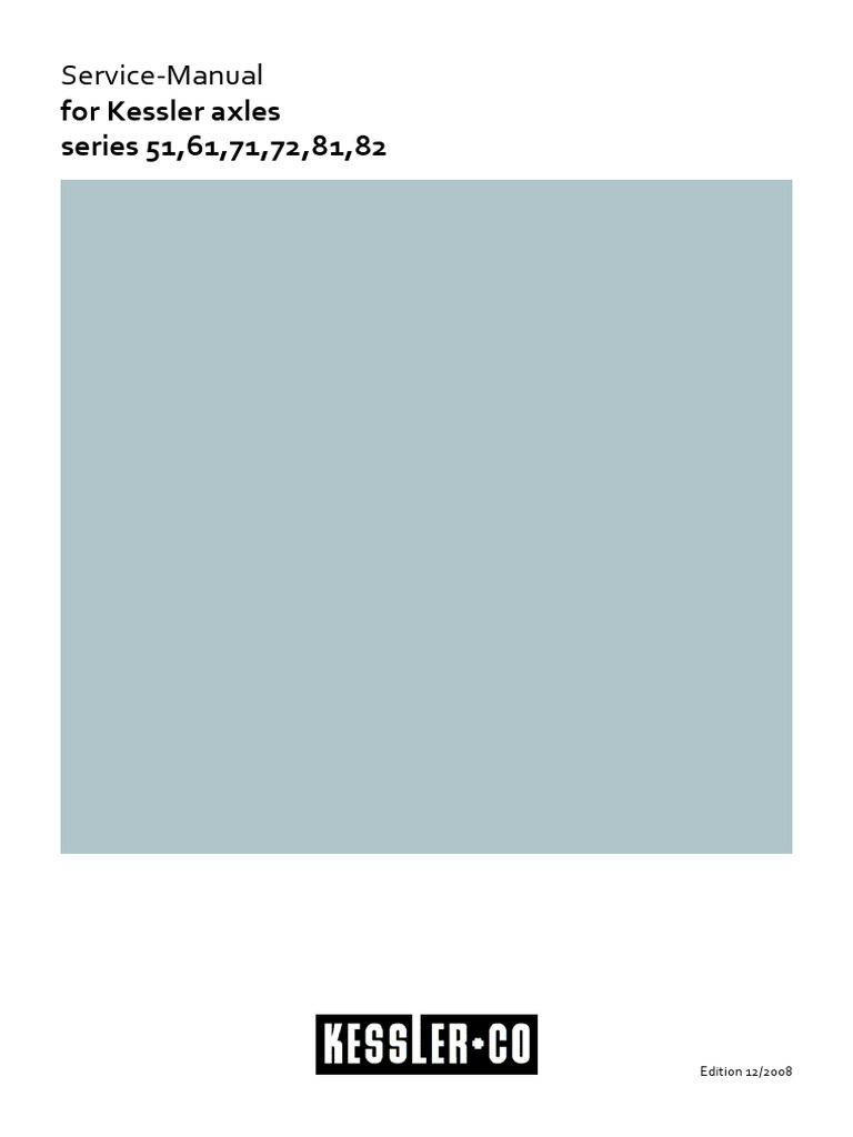 Kessler Axle Serv | PDF