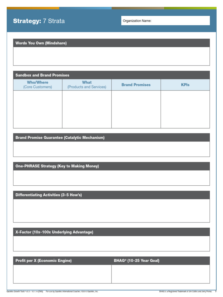 STRATEGY-7-Strata-of-Strategy | PDF