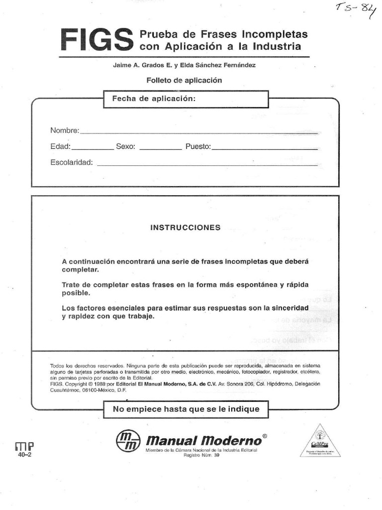 Prueba de FIGS | PDF