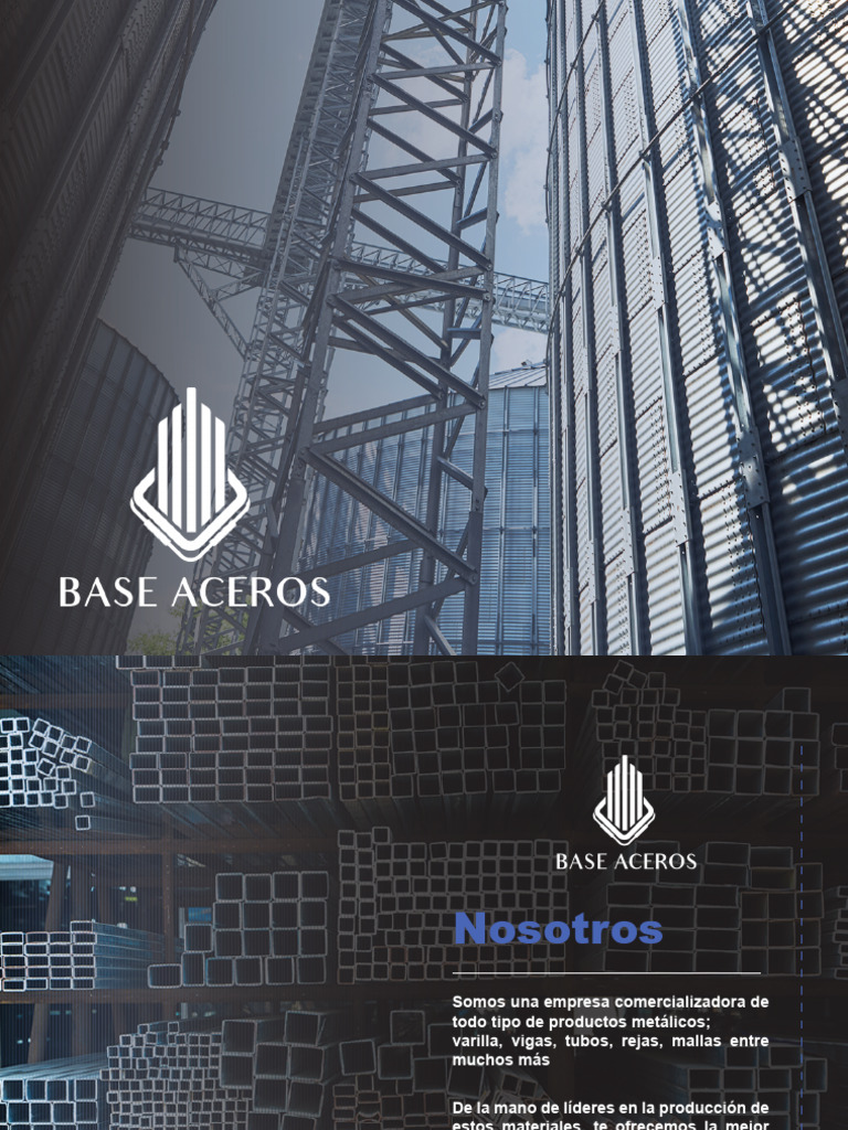 Brochure Base Aceros | PDF