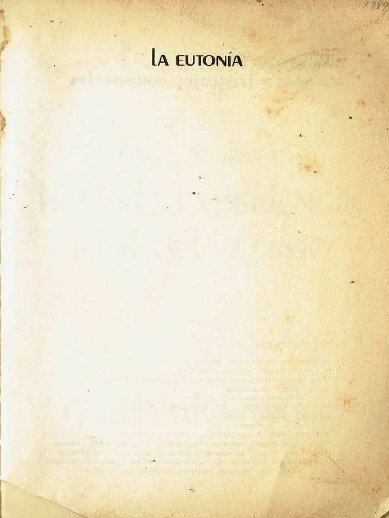La Eutonia Un Camino Hacia La Experiencia | PDF
