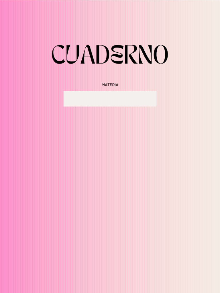 Cuaderno Rosa | PDF