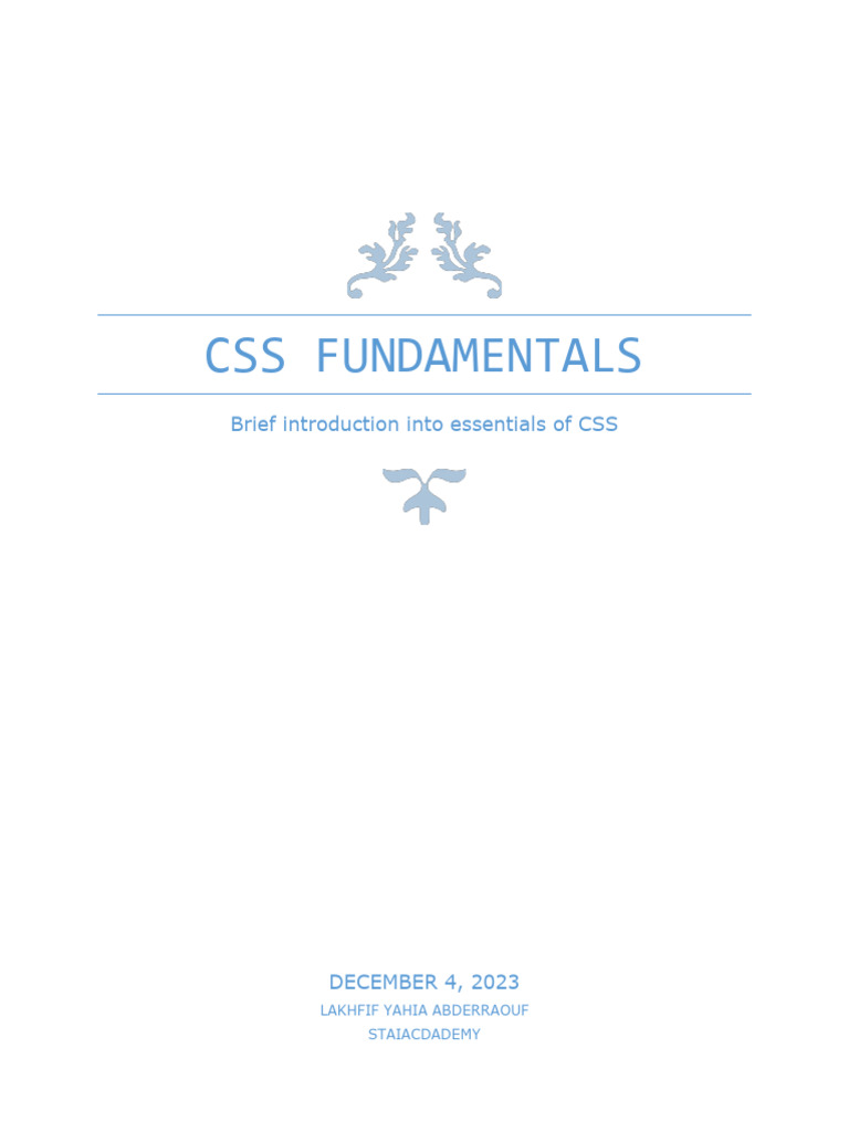 CSS Book | PDF | Notation | Interactive Media
