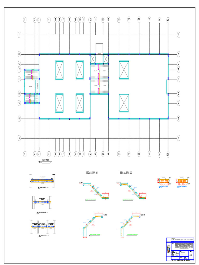 Planos de Estructuras-E-13 | PDF