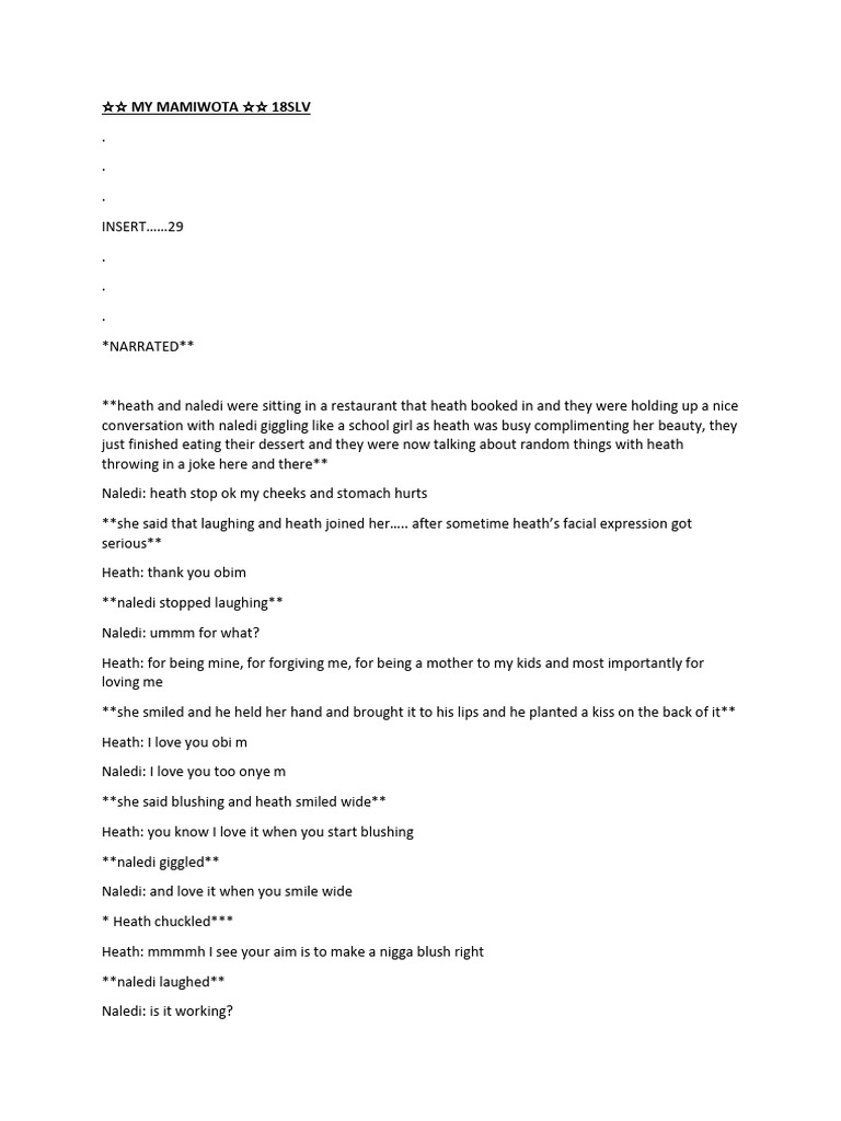 My Mamiwota... Season 3 | PDF