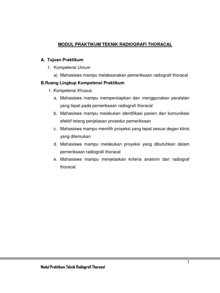 (c.1) Modul Thoracal, Thoracolumbal Dan Lumbal | PDF