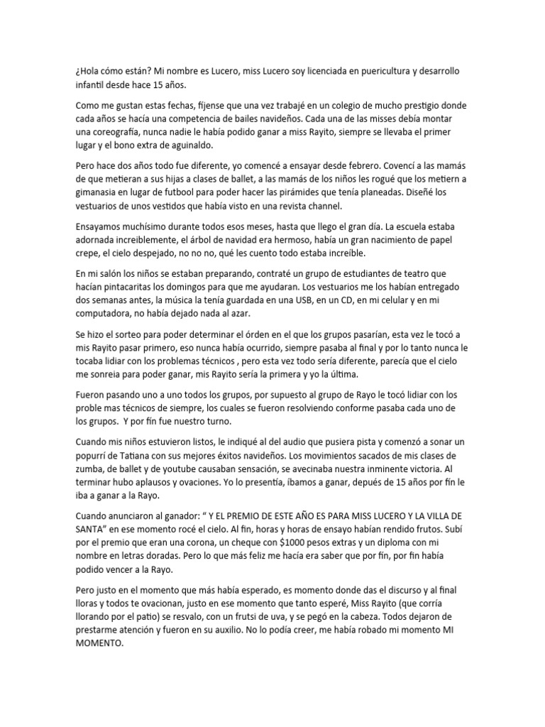 Miss Lucero | PDF | Navidad