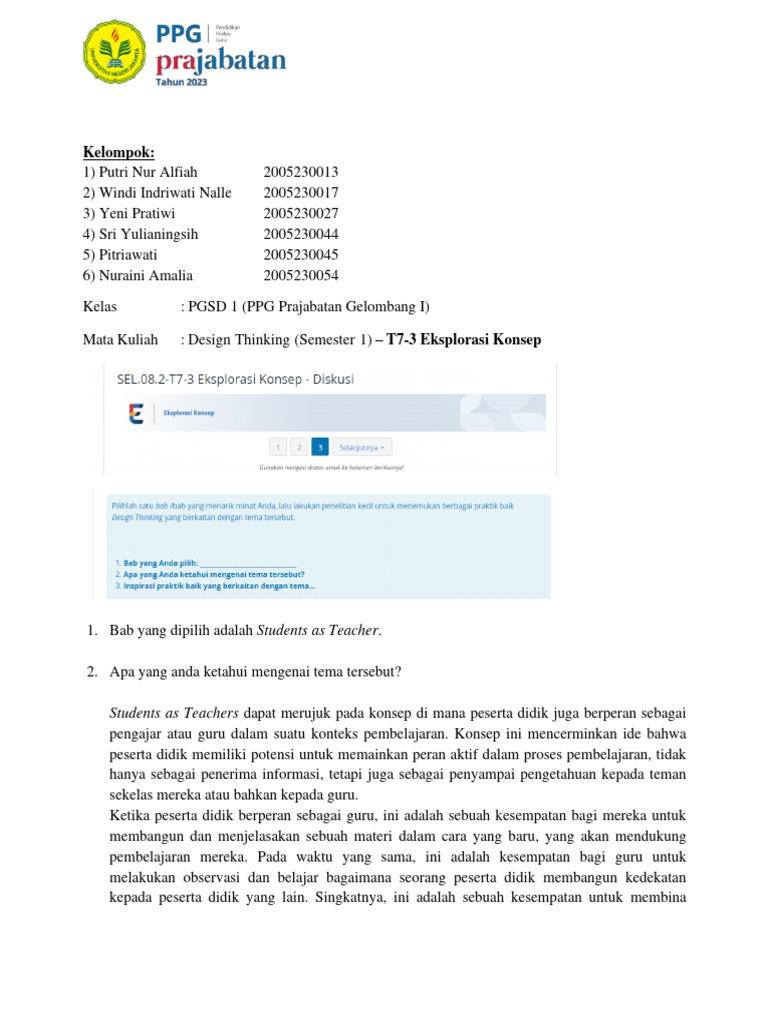 Sel 08 2 T7 3 Eksplorasi Konsep Design Thinking Pdf