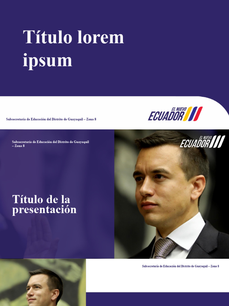 Zonas PPT Nuevo Ecuador | PDF