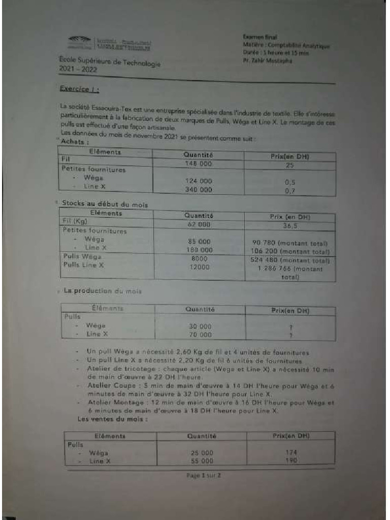 Exam 2021 2022 Pdf