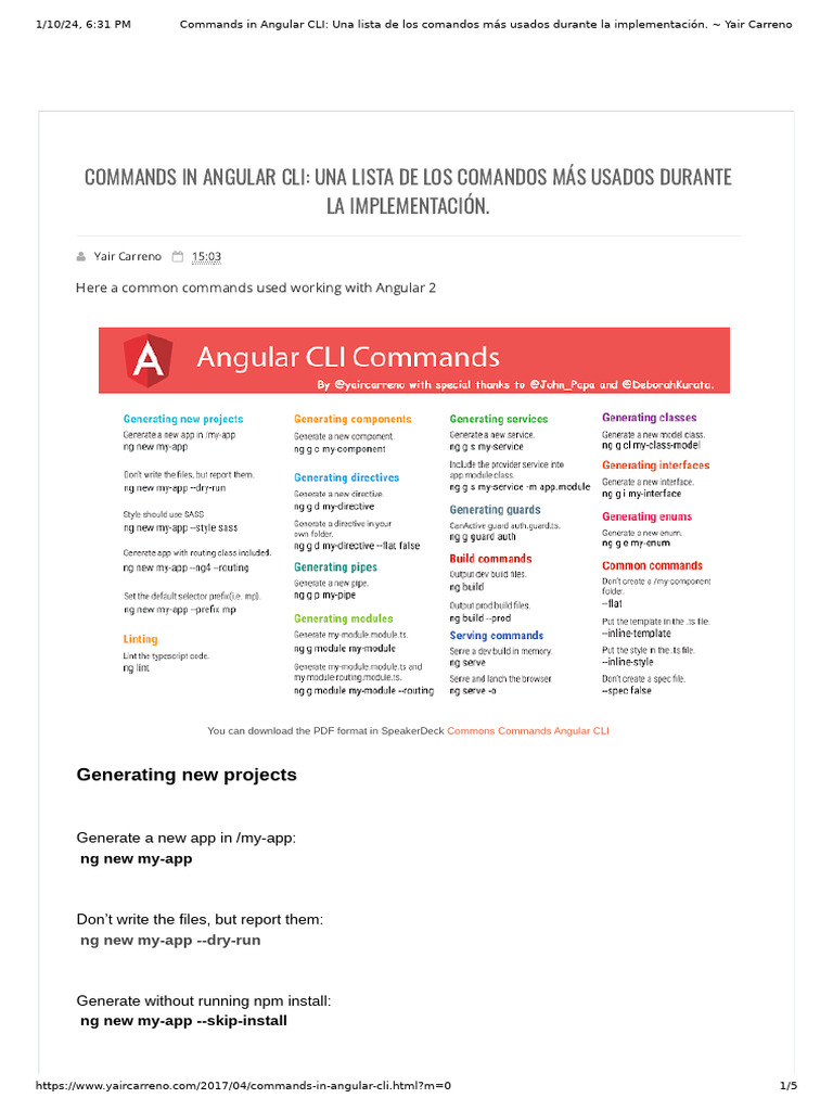 Una Lista de Los Comandos Más Usados Dura | Download Free PDF | Command Line Interface ...