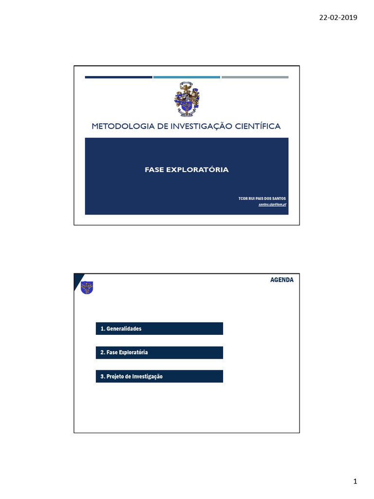 CPOS Marinha e CPOS FAP - Sessao 2 - Fase Exploratoria - TCor Pais Dos ...