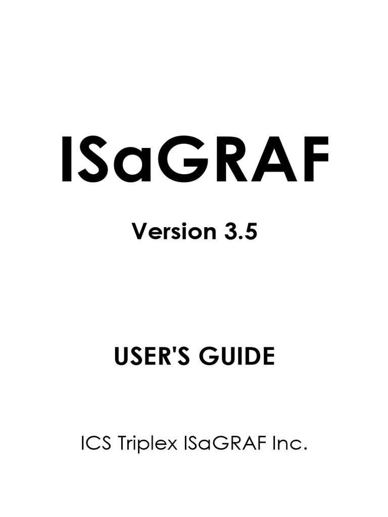 ISaGRAF Workbench | PDF | Microsoft Windows | Computing