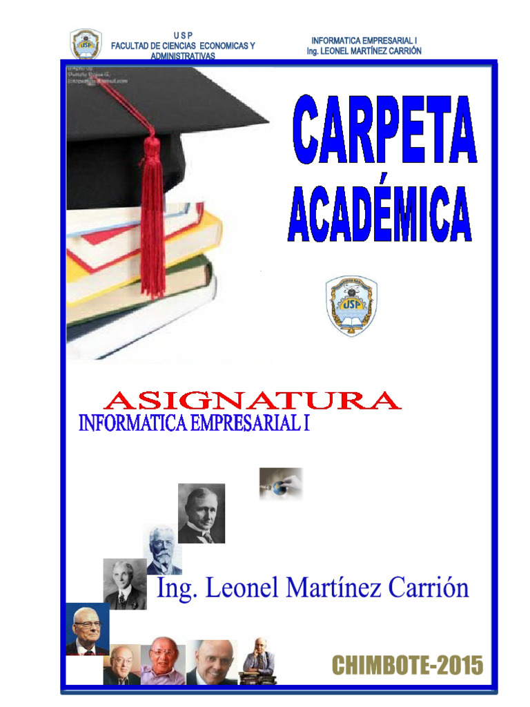 Carpeta Pedagogica de Informatica Empresarial I | PDF