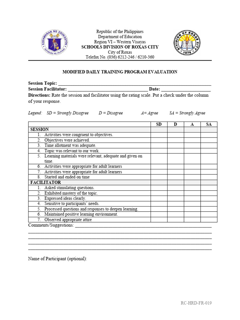 RC HRD FR 019 Modified Daily Qame | PDF