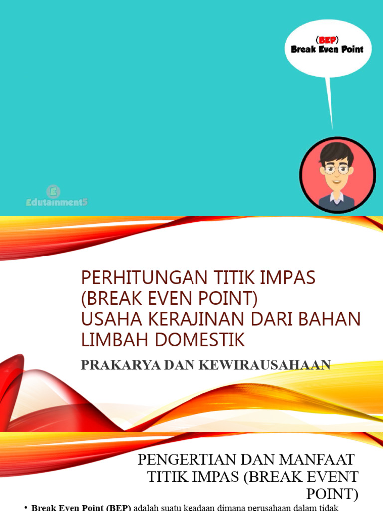 Perhitungan Titik Impas (Break Even Point) | PDF