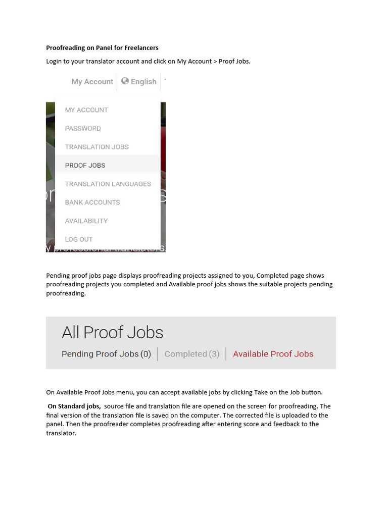 Proofreading.docx | PDF | Proofreading | Translations