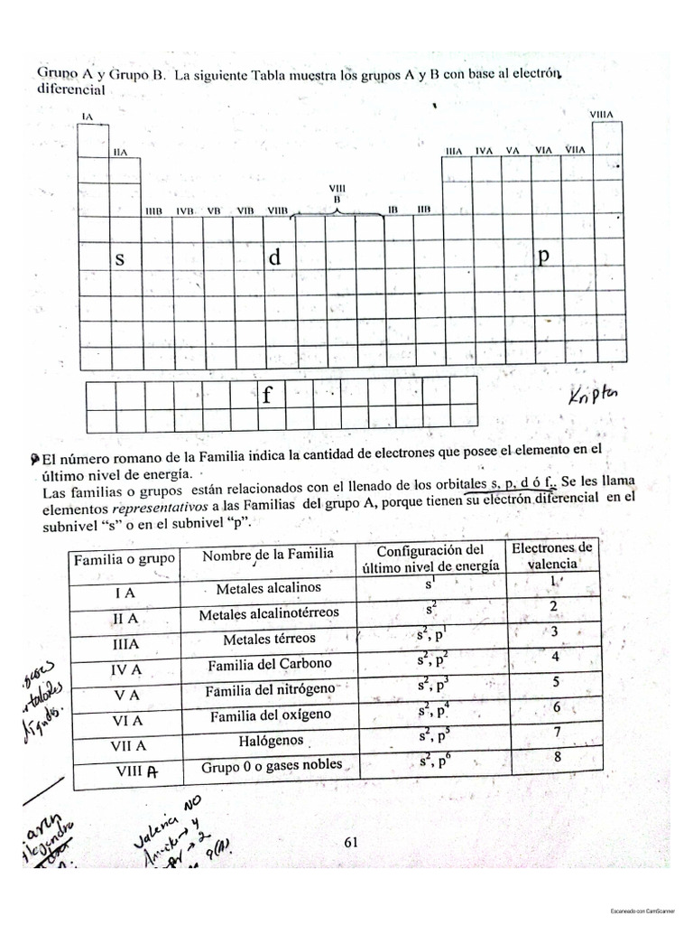 Organización Tabla Perio | PDF