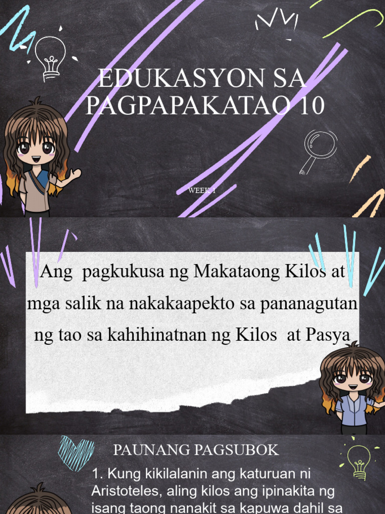 Esp 10 - Week 1 | PDF