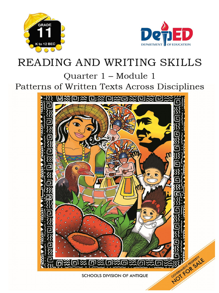 Eng-RWS-Q1 - Module-1 - Patterns of Written Text Across Disciplines | PDF | Learning | Tooth