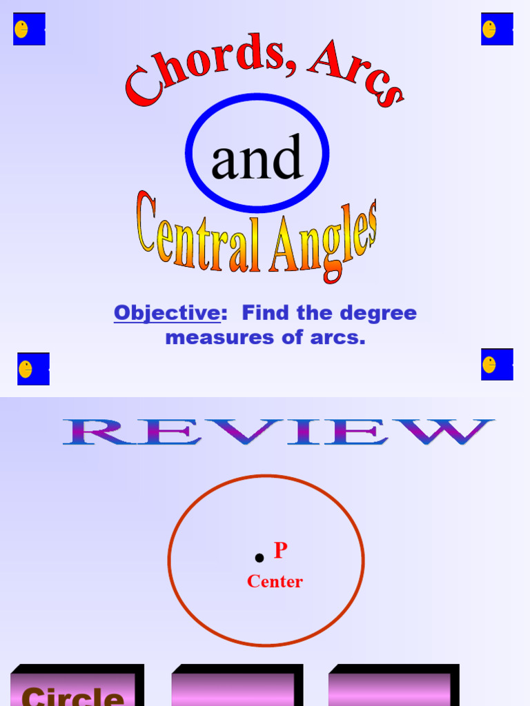 Math Arcs | PDF | Angle | Circle