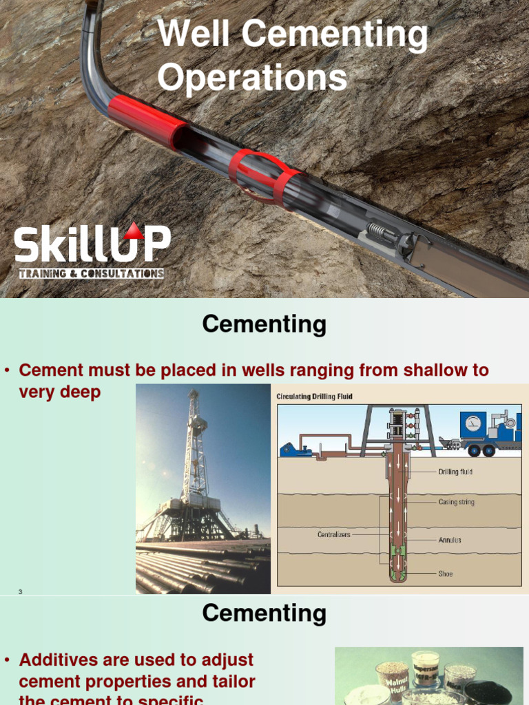 Well Cementing Operation | PDF | Casing (Borehole) | Physical Sciences