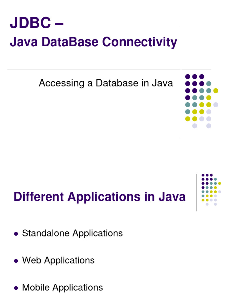 JDBC | PDF