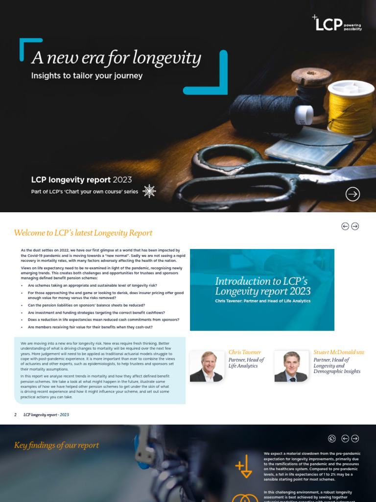 Longevity Report - 2023 - Final | PDF | Risk | Emergency Department