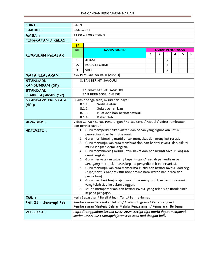 KVS Asas Roti 3a | PDF