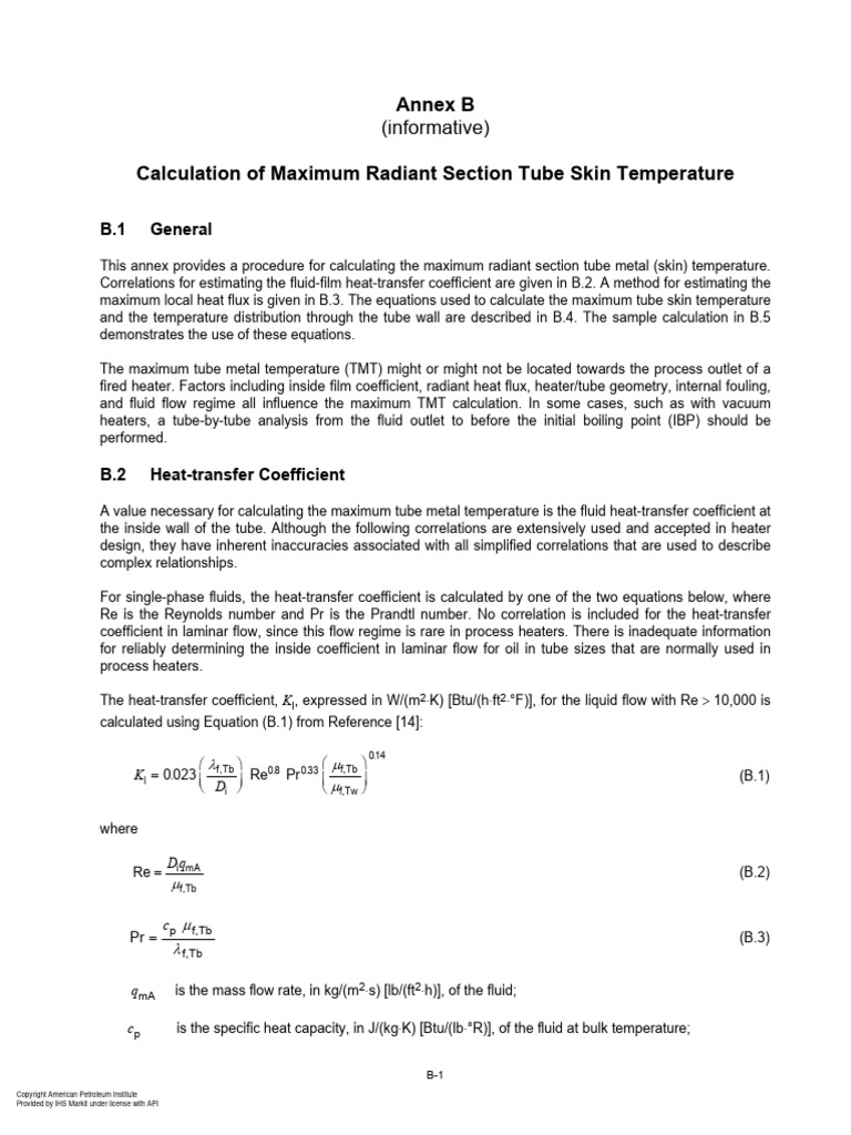 Anexo B Api 530 | PDF