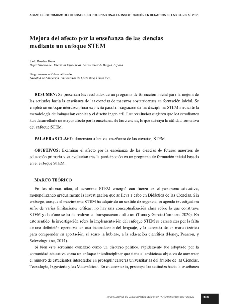 El Dominio Afectivo en La Enseñanza y Aprendizaje de Las | PDF