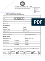 Hostel Application Form Template | PDF