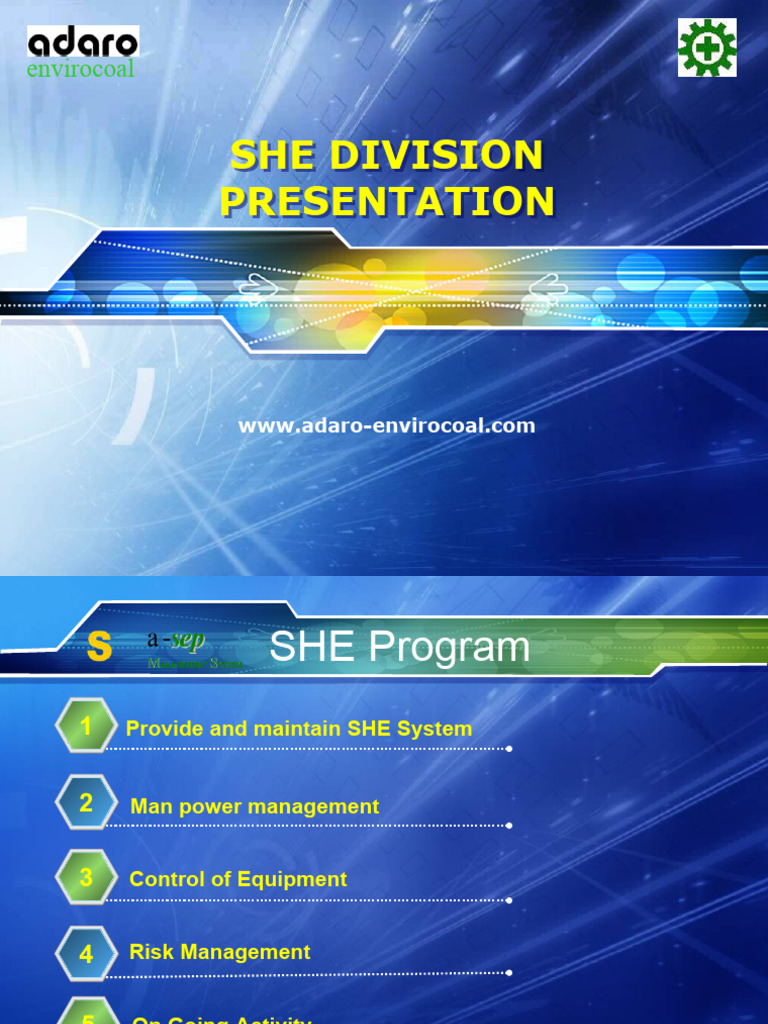 Presentasi Safety Adaro | PDF | Mining | Swot Analysis