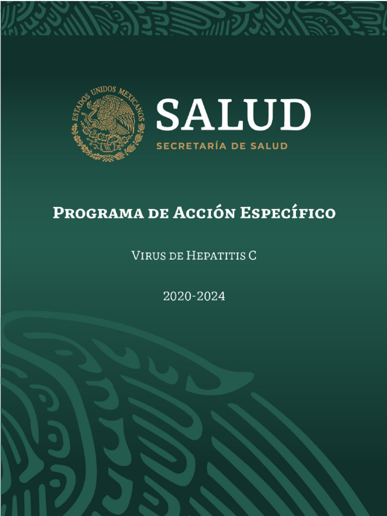 Programa de Acción Específico Virus de Hepatitis C 2020-2024 | PDF | Hepatitis C | Virus de la ...