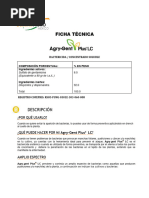 Ficha Tecnica Agrygent Plus 8 WP | PDF | Las bacterias | Biología