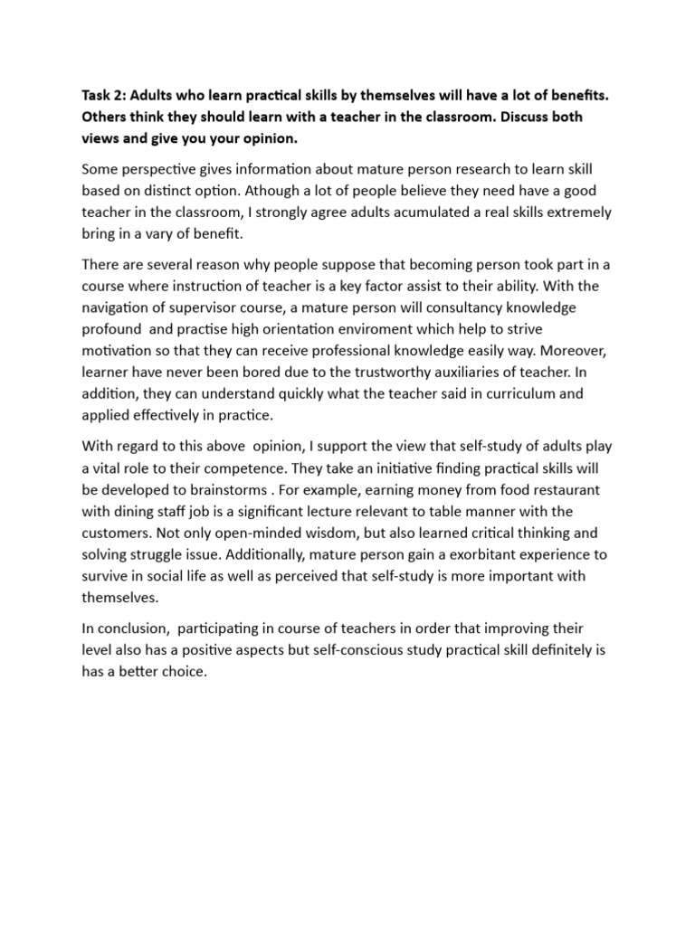 Task 2 Writing | PDF