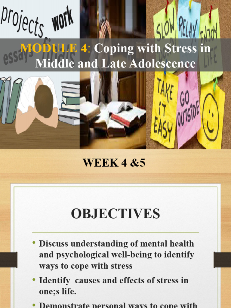 Module-4-Coping-with-Stress-in-Middle-and-Late-Adolescence | PDF