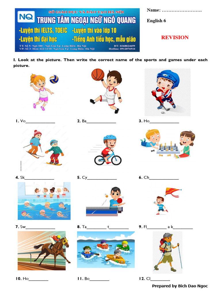 Revision (U7+8) | PDF | Games & Activities