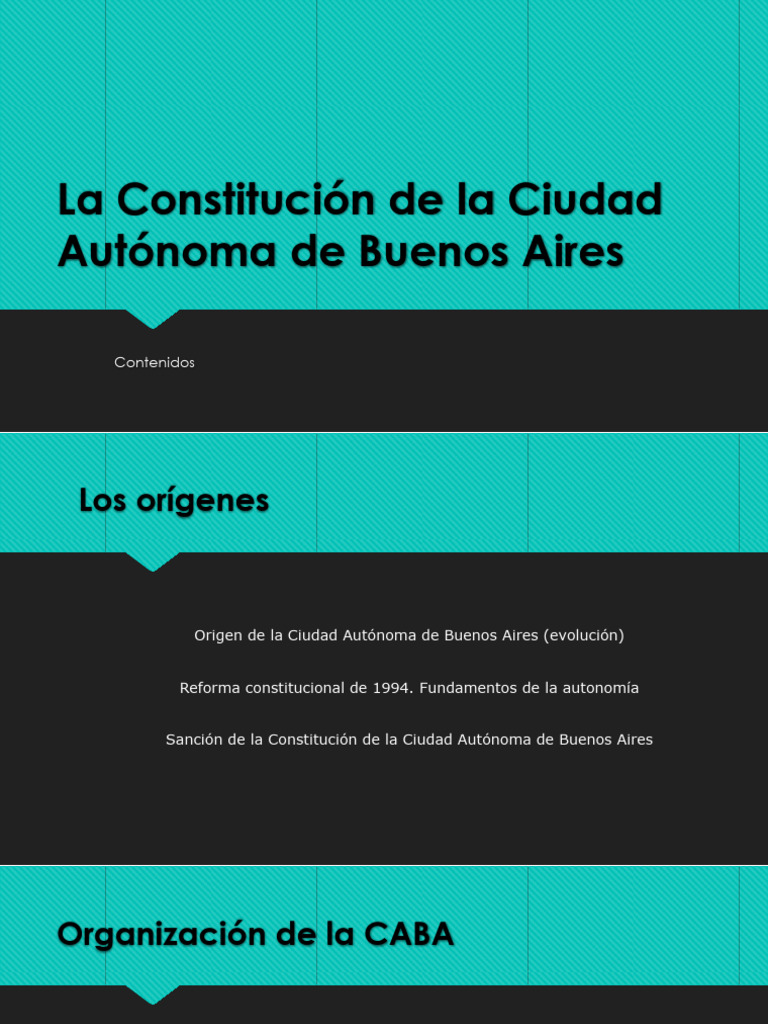 Constitucion Caba | PDF | Derecho