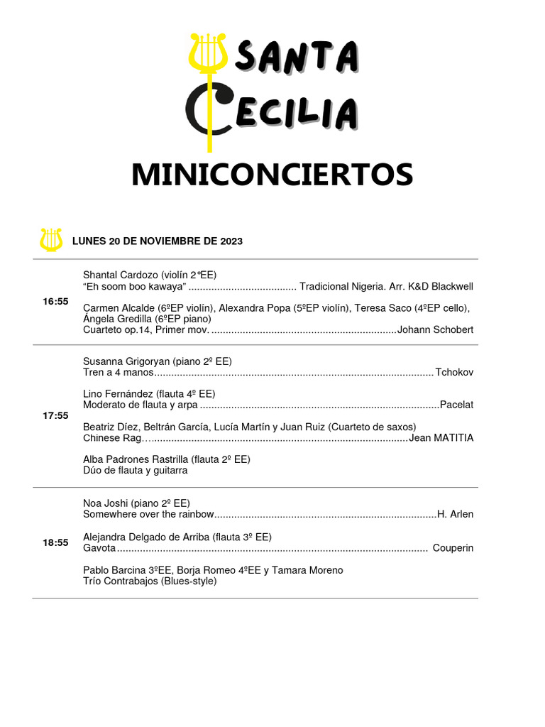 Miniconciertos Pdf